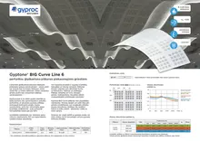 Gyptone BIG Curve Line 6 - plāksnes piekaramajiem griestiem