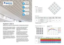 Plāksnes piekaramajiem griestiem Gyptone Line 4