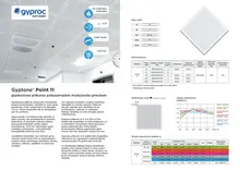 Plāksnes piekaramajiem griestiem Gyptone Point 11