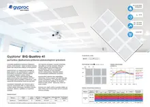 Gyptone BIG Quattro 41 - plāksnes piekaramajiem griestiem